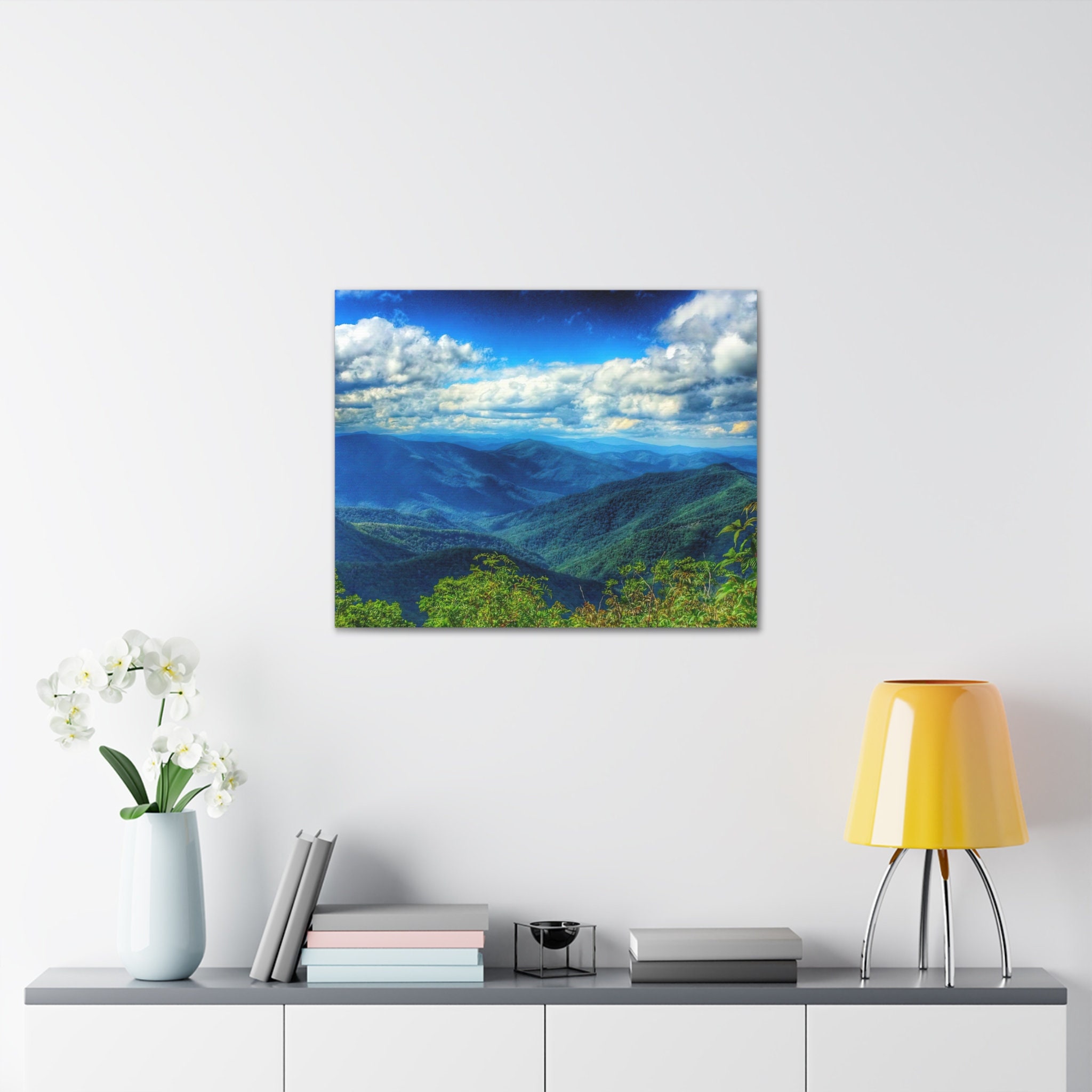 Blue Ridge Mountains, Wall Art, Photo on Canvas, Photography, Wall ...