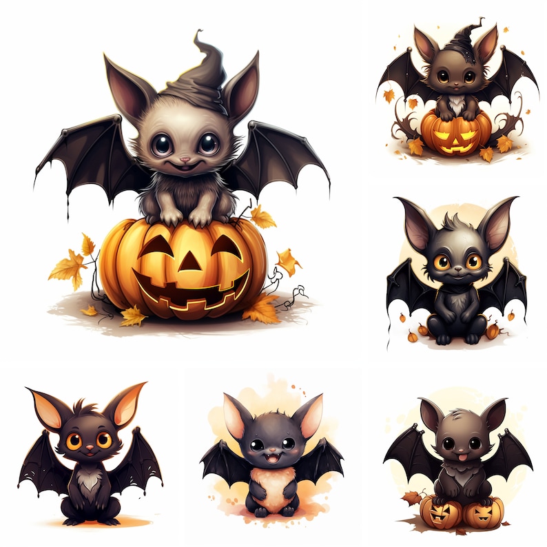 50 Cute Halloween Bats High Quality PNG Images, Halloween Spooky Bat ...