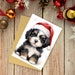 20 Puppies Christmas Watercolor Clipart PNG Images, Cute Puppy, Xmas ...