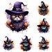 50 Cute Halloween Cats High Quality PNG Images, Halloween Kitten ...