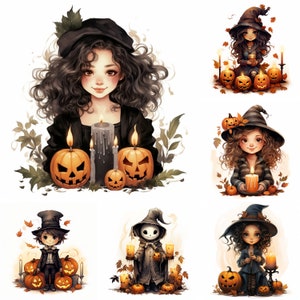 50 Cute Halloween Characters High Quality PNG Images, Autumn Magic ...