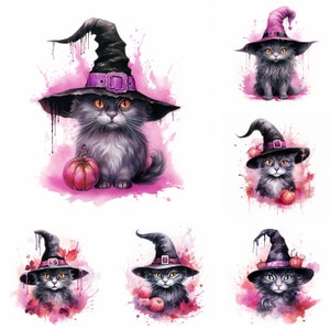 50 Cute Halloween Cats High Quality PNG Images, Halloween Kitten ...