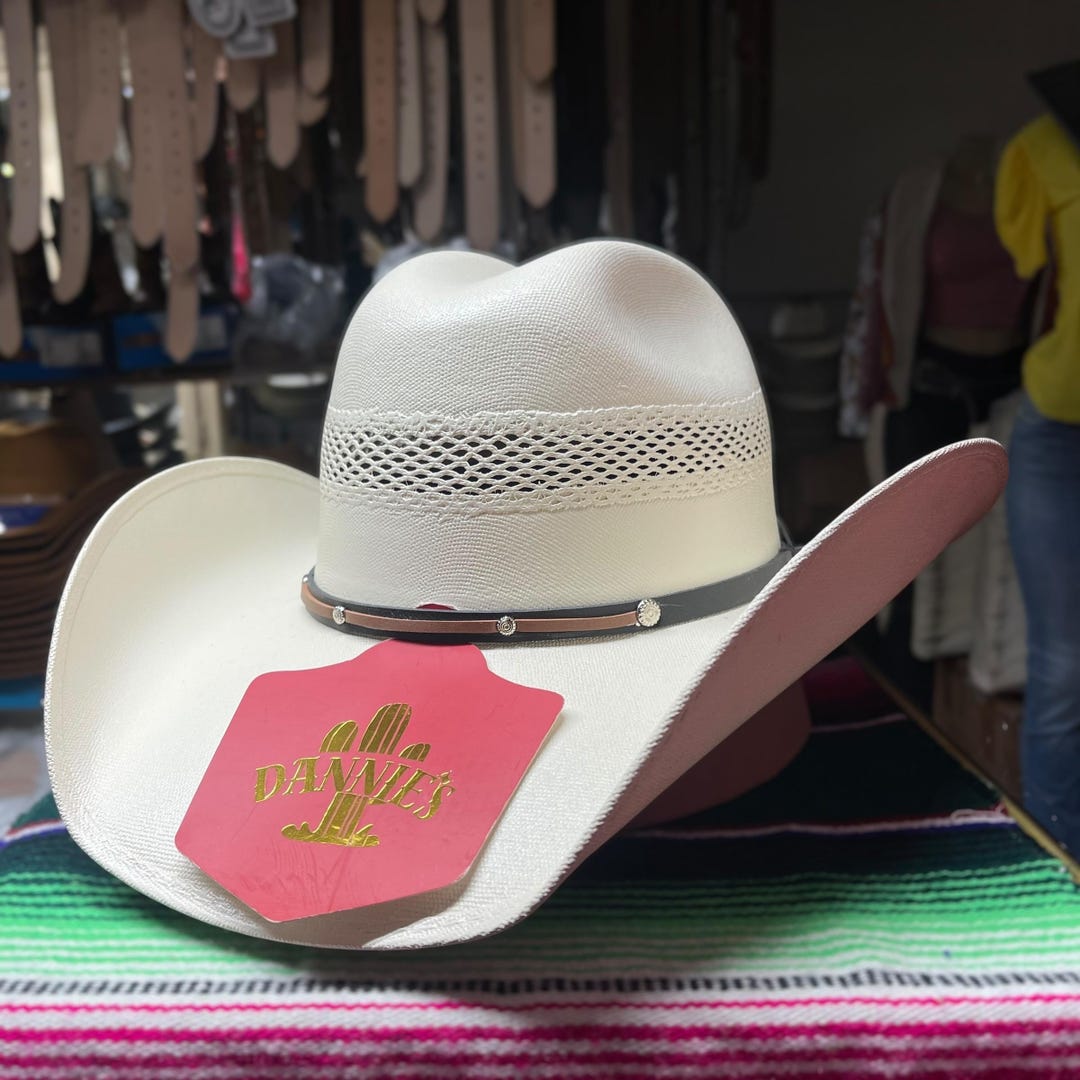 Men’s White Cowboy Hat. Canvas Straw Western Hat for Men. Outdoor ...