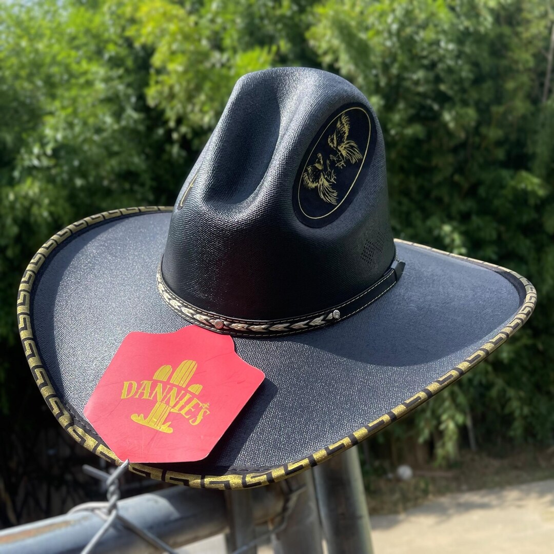 Men’s Wide Brim Cowboy Hat. Men’s Ranch Style Cowboy Hat. Men’s Western ...