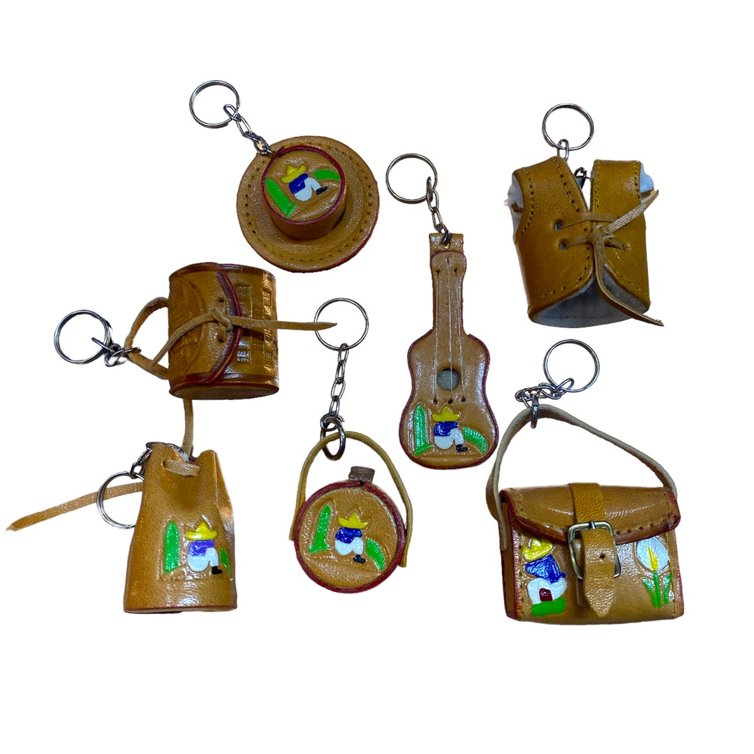 Mexican Leather Key Chain Decor. Leather Key Chain Decor. Mexican ...