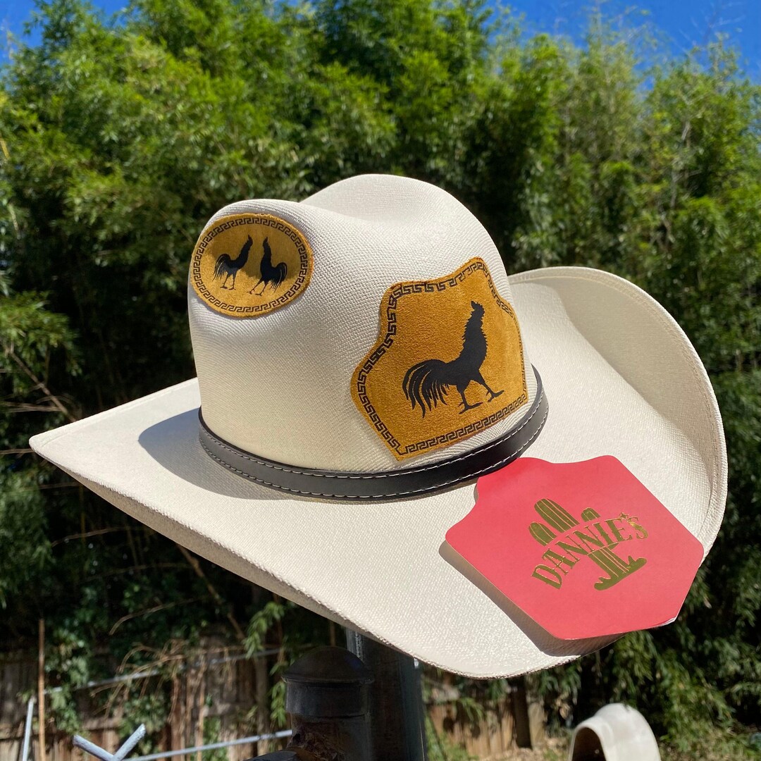 Men's White Western Cowboy Hat. Rodeo Hat for Men. Rancher Style Wide ...