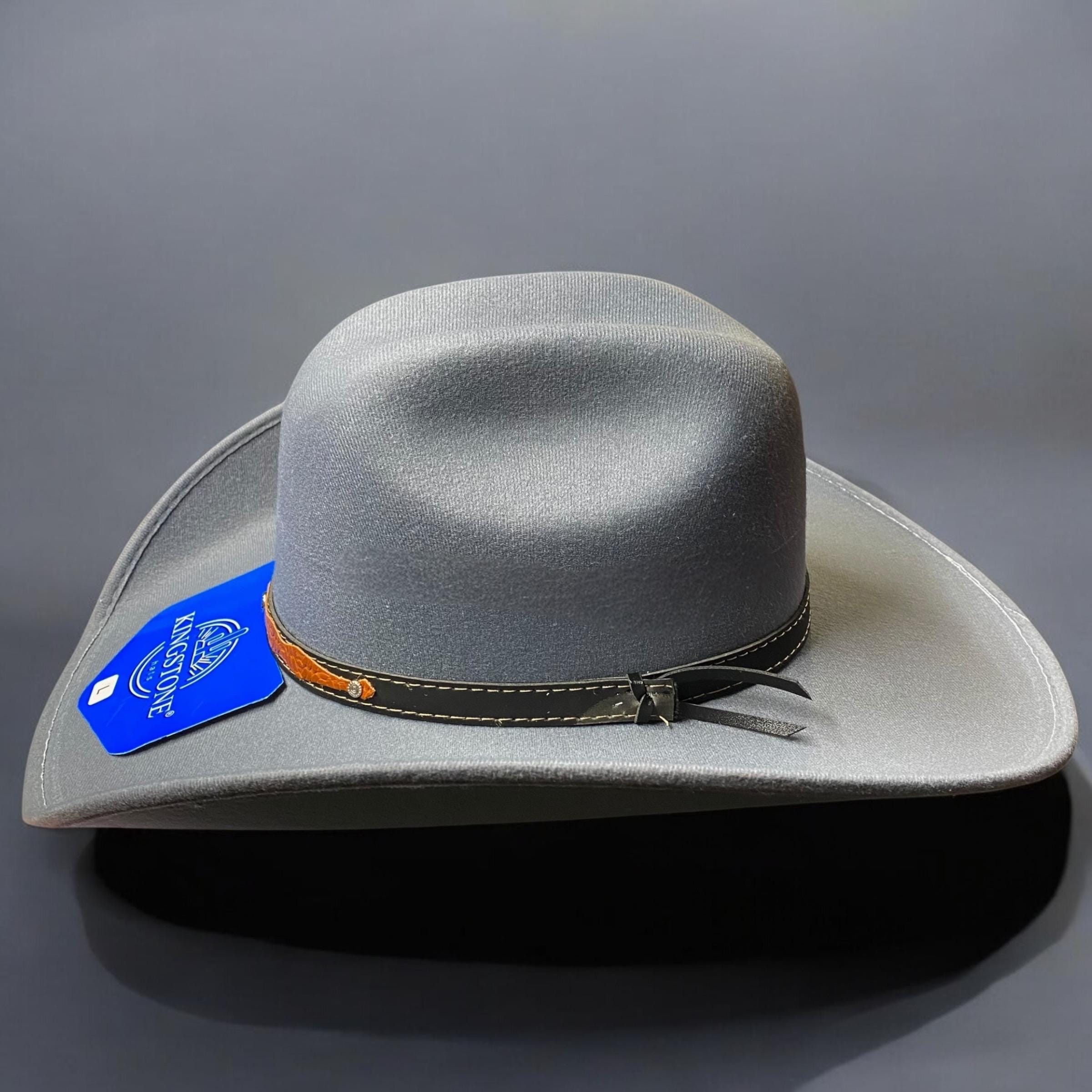 Men’s Gray Felt Cowboy Hat. Men’s Western Cowboy Hat. Western Cowboy ...