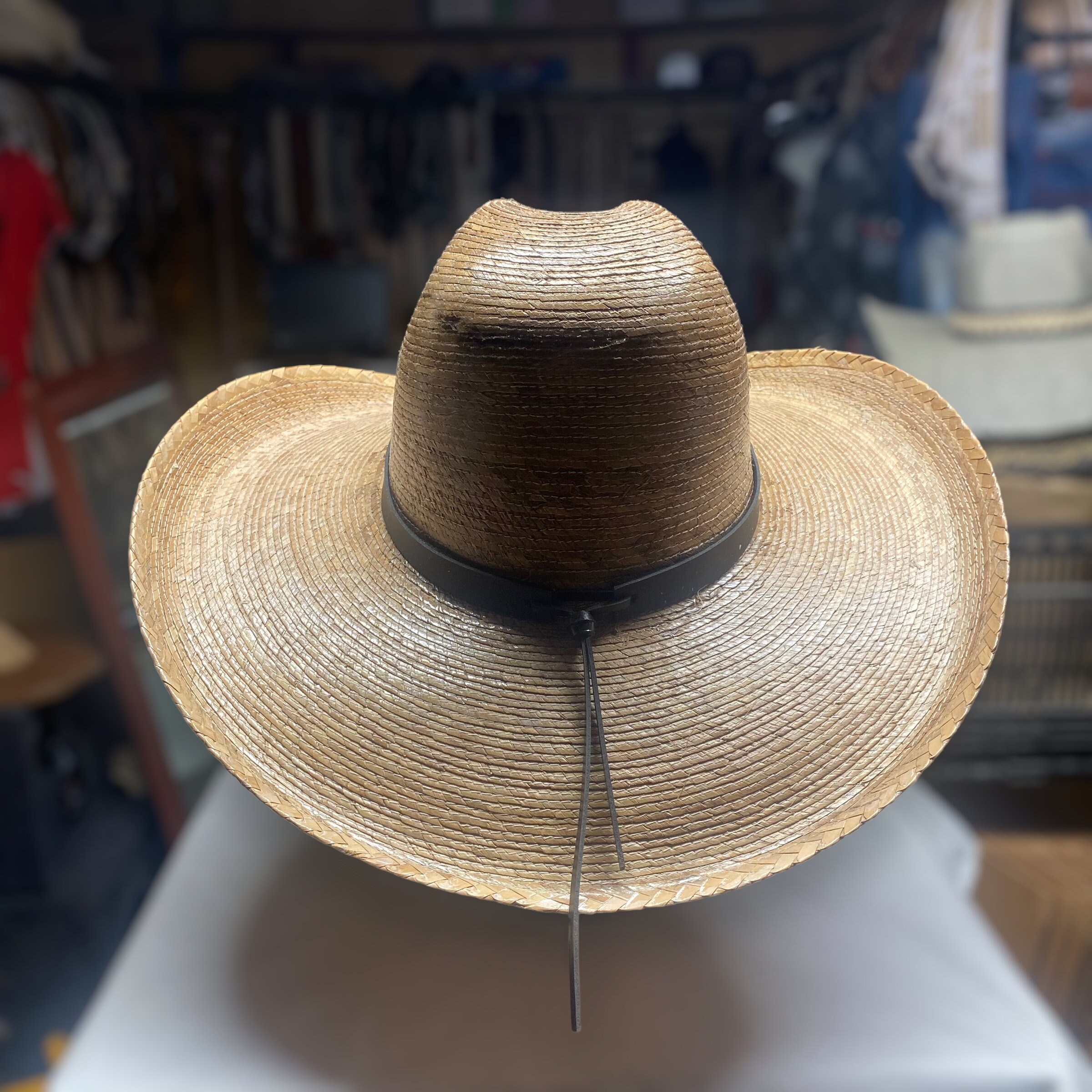 Mens Straw Wide Brim Sun Hat. Mens Wide Brim Straw Western Hat. Mens ...