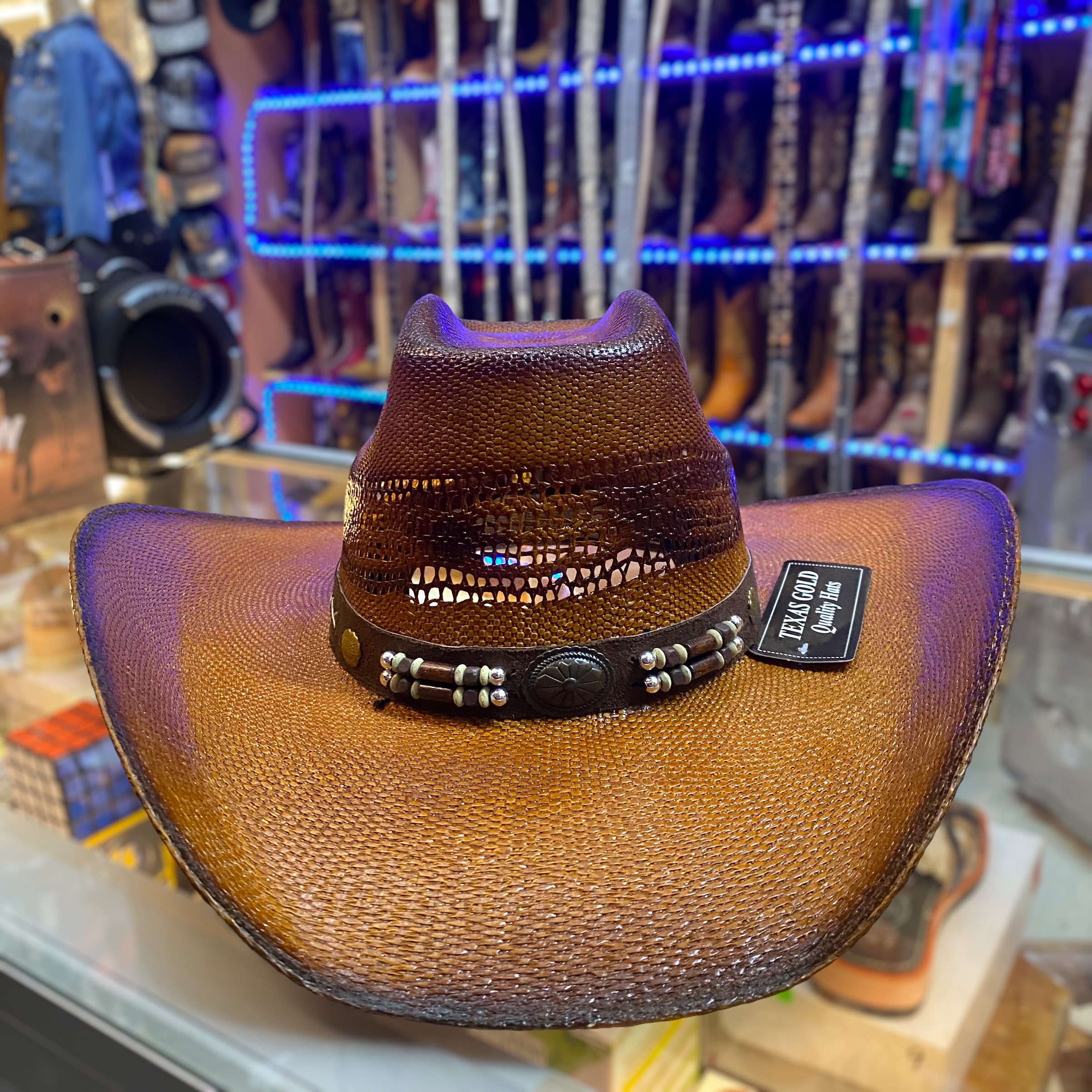 Mens Western Bull Rider Hat. Mens Rodeo Cowboy Hat. Mens Western Cowboy ...