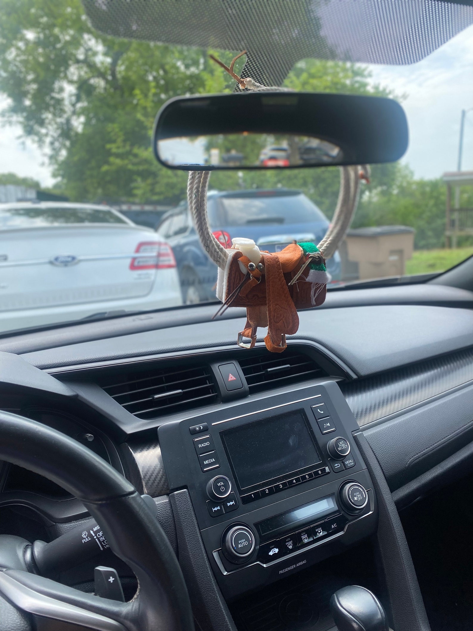Rear View Mirror Decor. Rear Mirror Decoration. Western Style ...