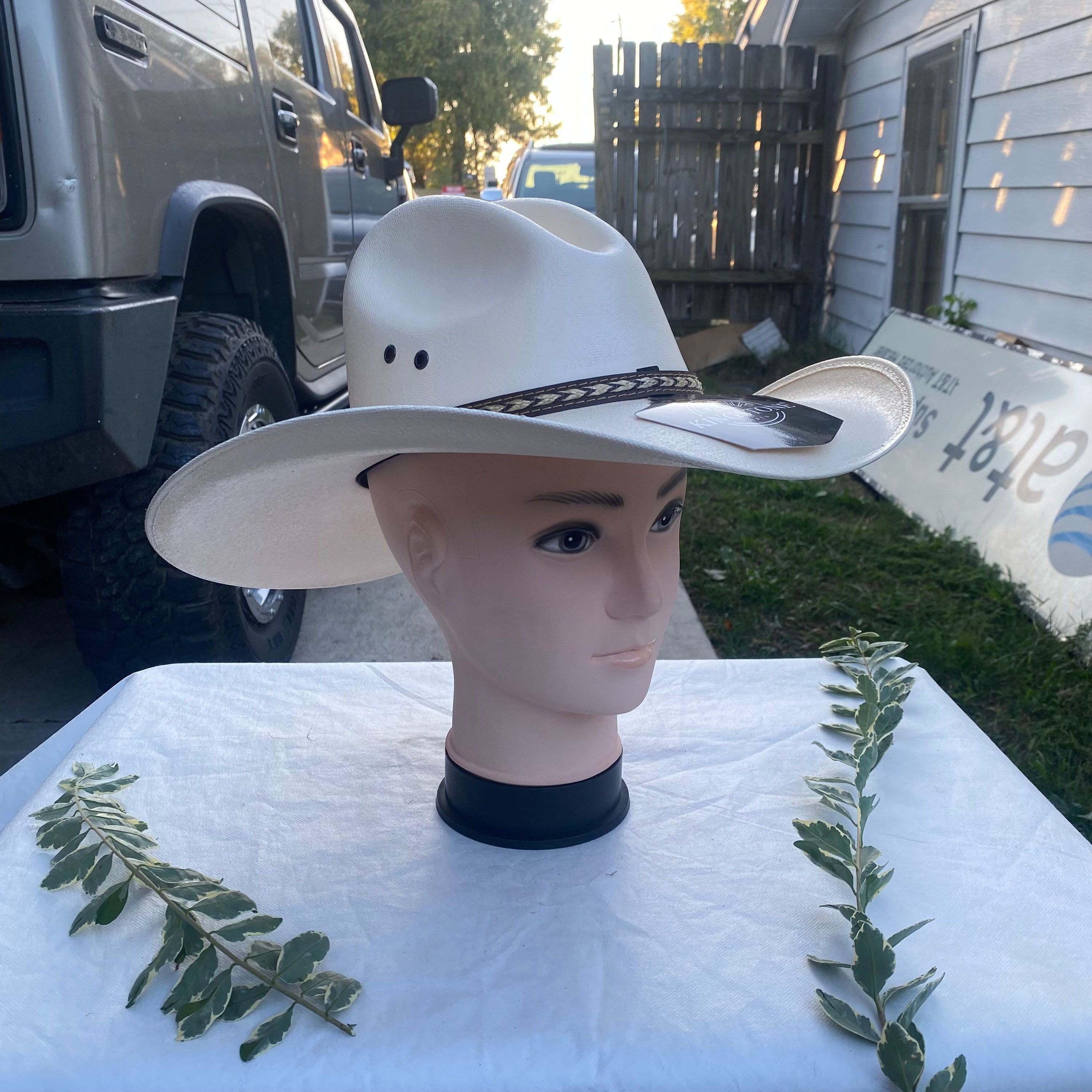 Mens Rodeo Cowboy Hat. Mens Western Cowboy Hat. Wide Brim Cowboy ...