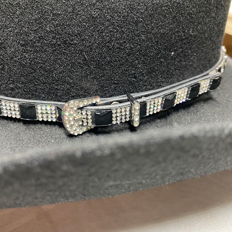 Black Cowboy Hat Band. Universal Cowboy Hat Band. Cowboy Western Hat ...