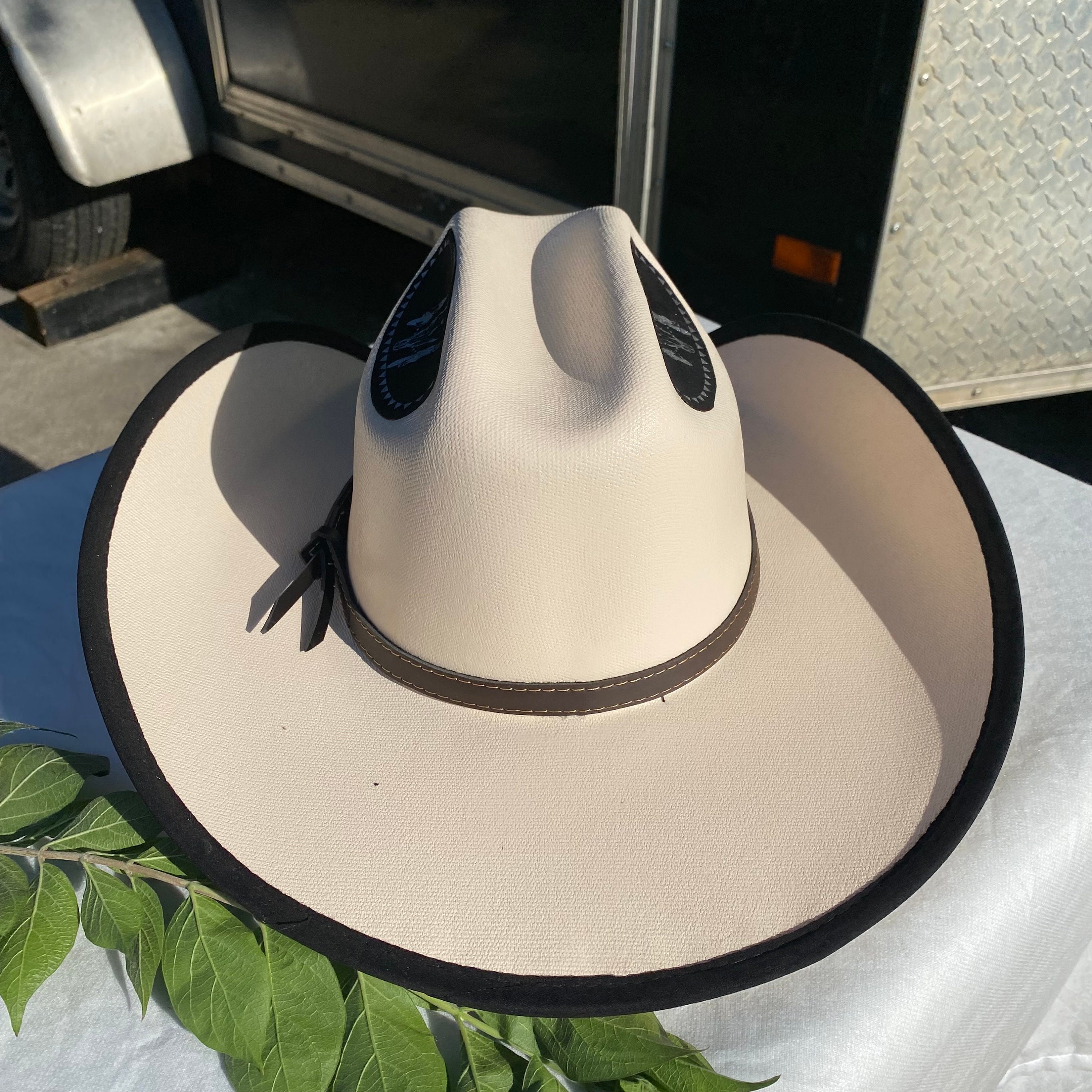 Mens White Bull Rodeo Cowboy Hat. Sombrero Vaquero Pa Hombre. Sombrero ...
