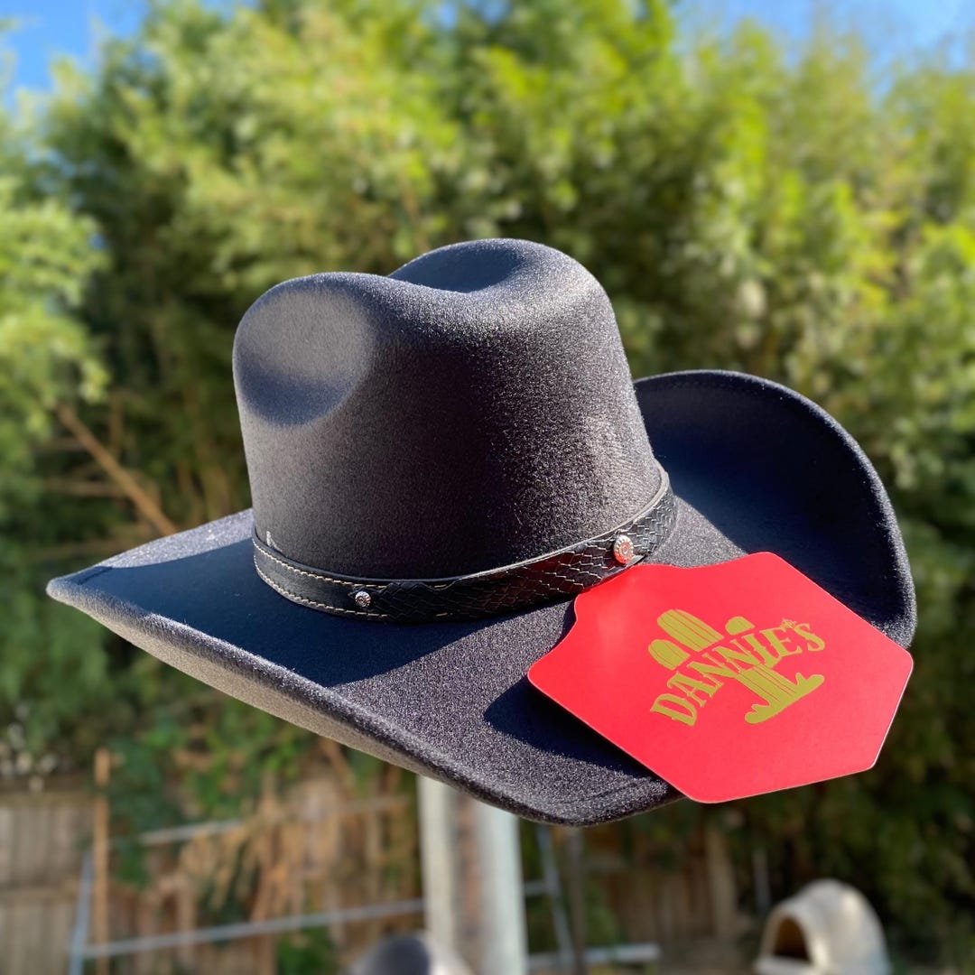 Kids Cowboy Hat. Toddler Cowgirl Hat. Rodeo Western Hat. Black Felt ...