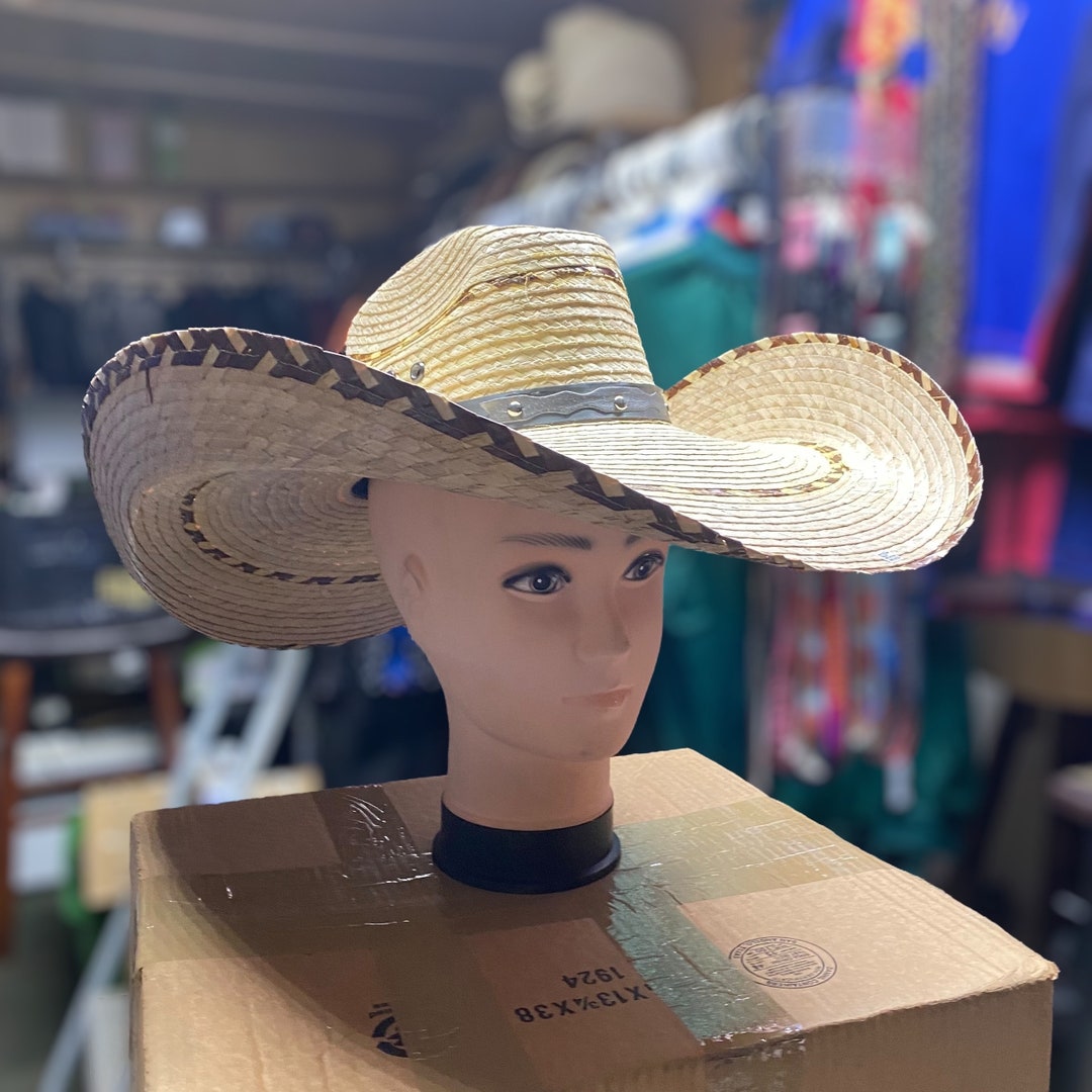 Extra Large Wide Brim Hat. Outdoor Straw Sun Hat. Farm Wide Brim Hat ...