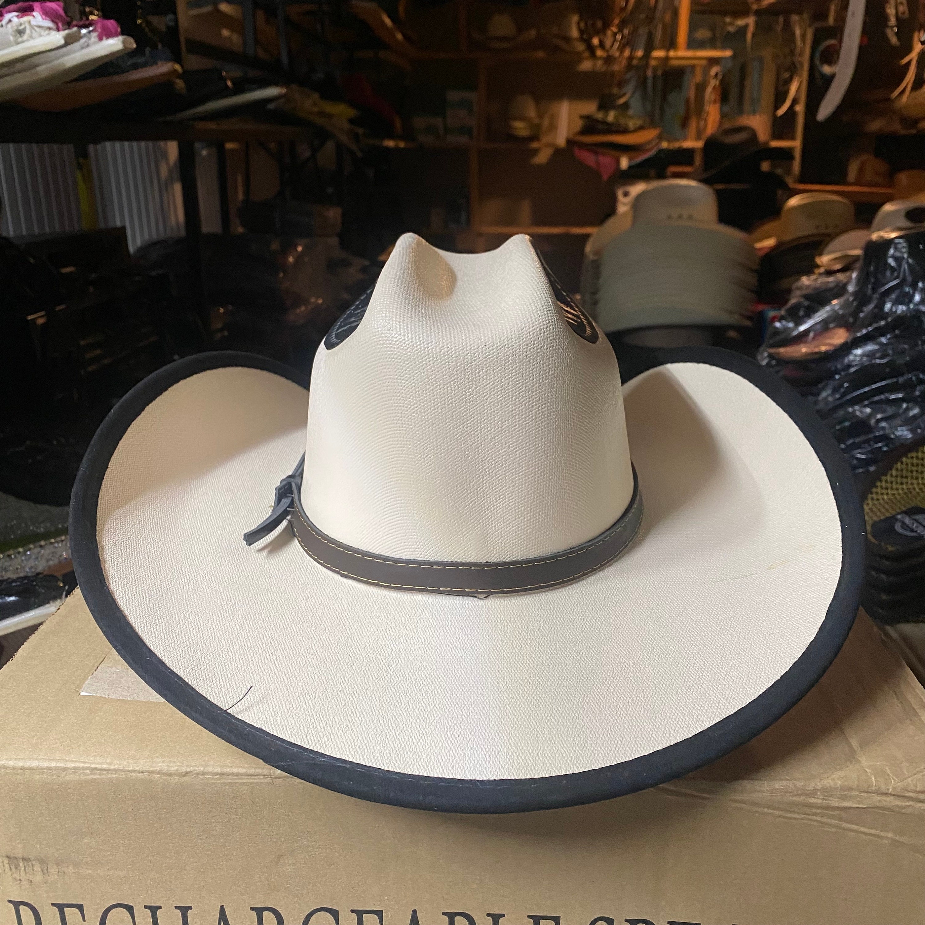 Mens Bull Rider Cowboy Hat. Mens Rodeo Cowboy Hat. Mens Western Cowboy ...