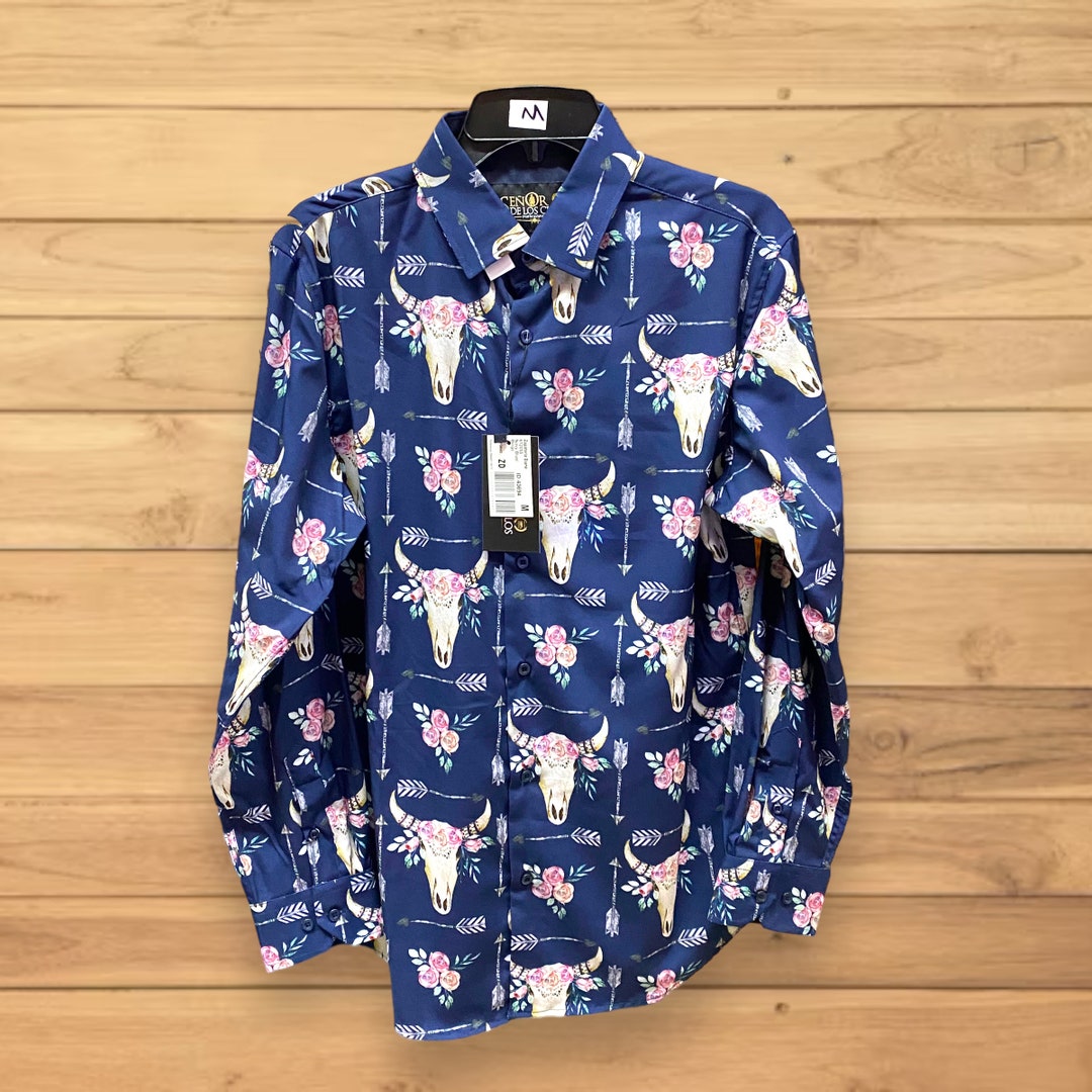 Mens Rodeo Cowboy Shirt. Mens Western Cowboy Shirt. Mens Ranch Style ...