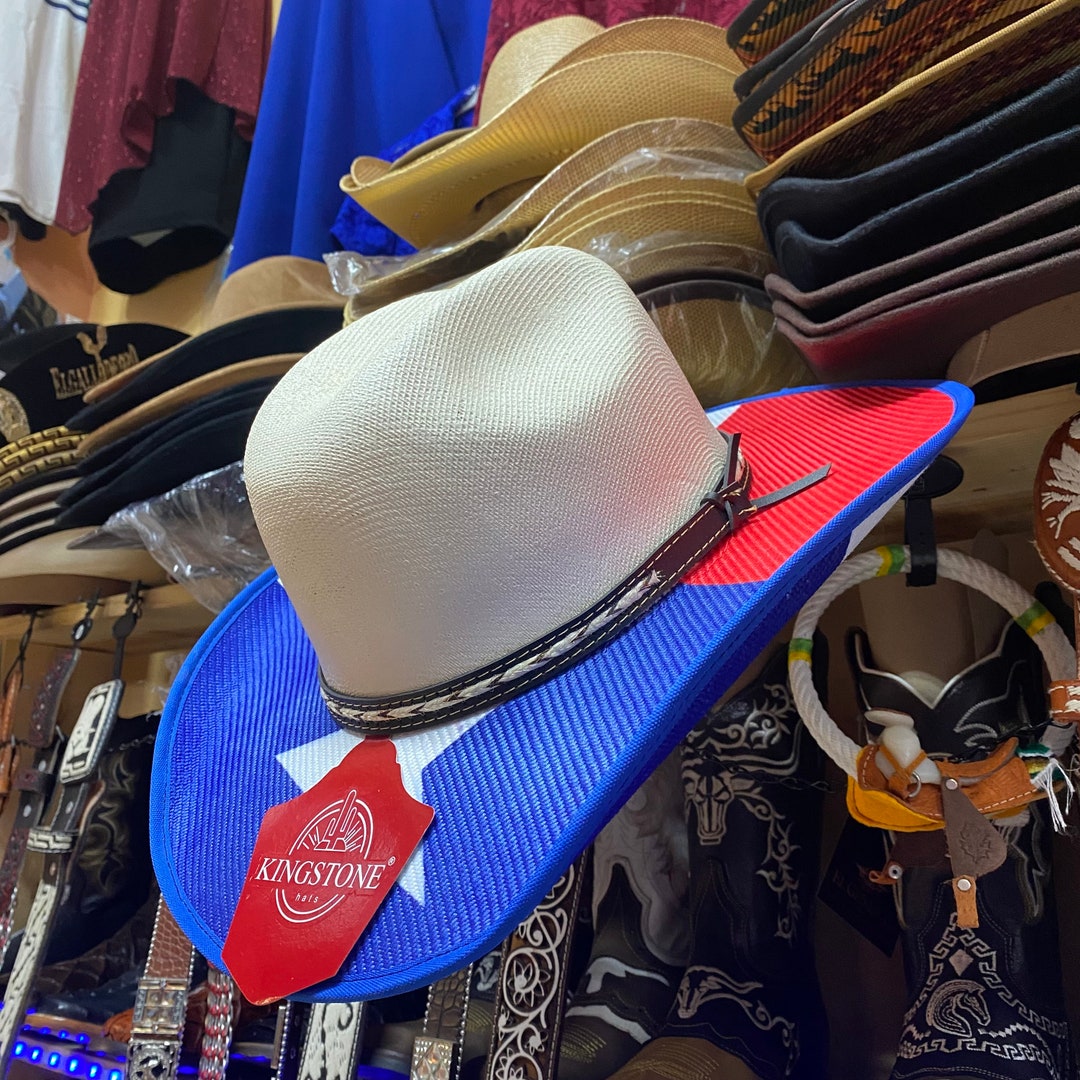 Mens Texan Cowboy Hat. Mens Texas Style Cowboy Hat. Mens Western Texas ...