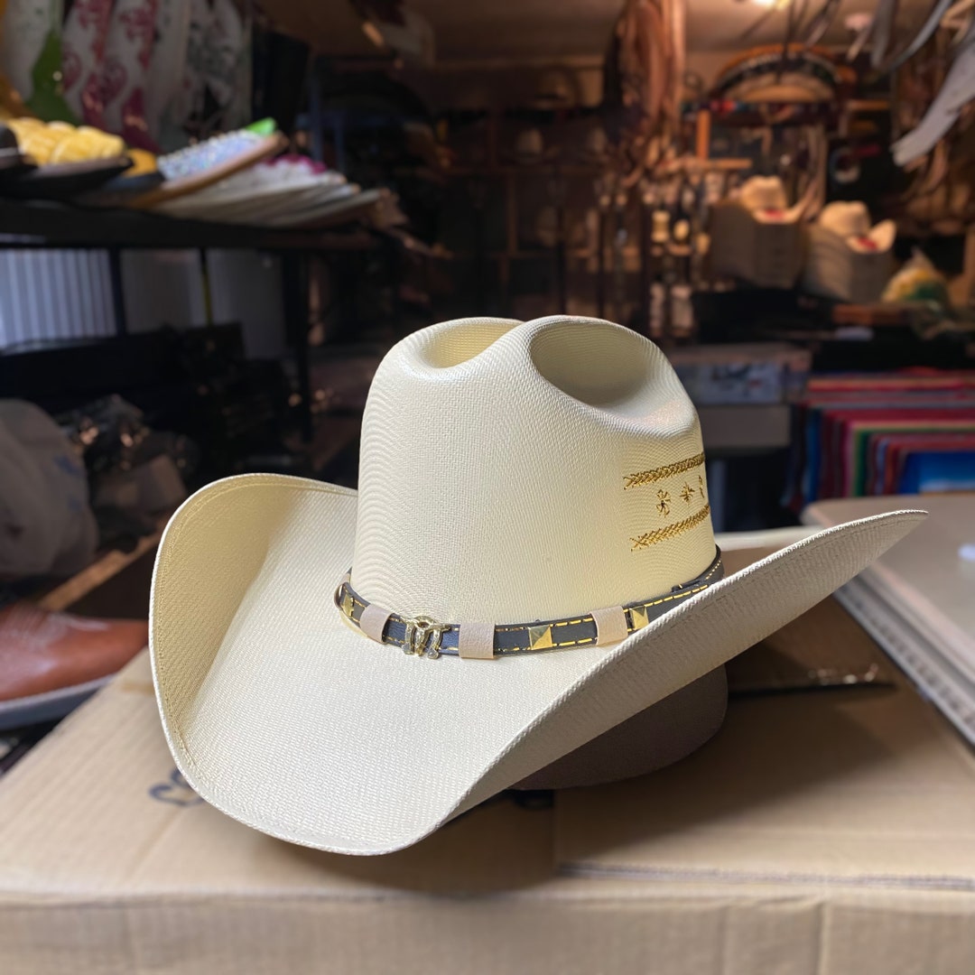 Mens Rodeo Cowboy Hat. Mens Western Cowboy Hat. Vaquero Cowboy Hat for ...