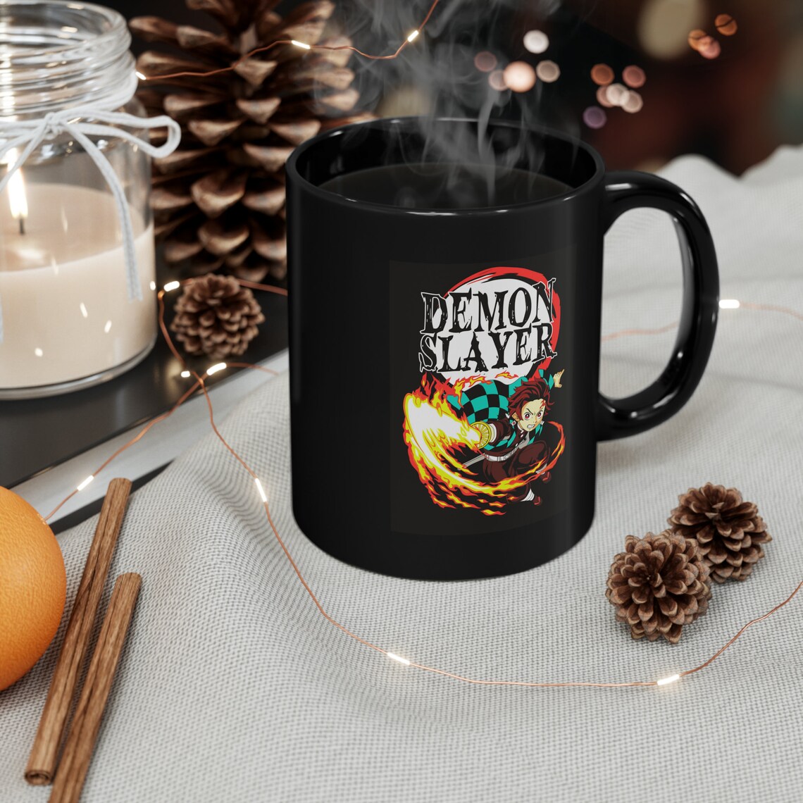 Demon Slayer Mug, Gamer, Jug, Family, Gift For, Coffee Cup, Tanjiro ...