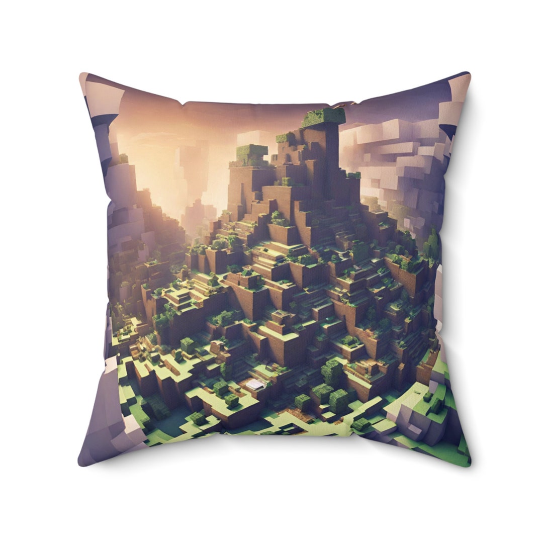 Minecraft Pillow, Nether, Overworld, Crafty Comfort, Minecraft Rest ...