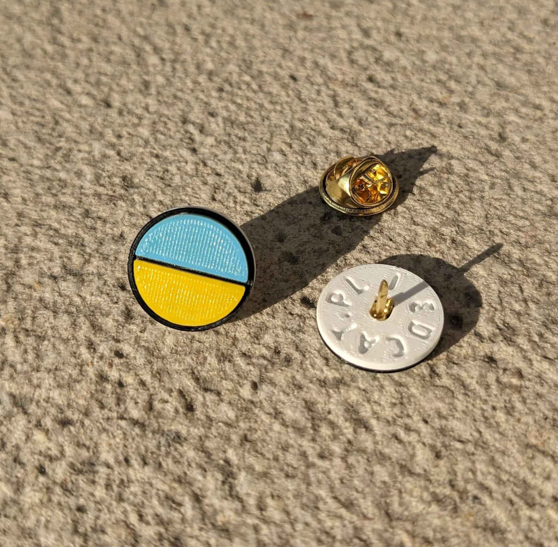 3d-printed Small Ukrainian Enamel Pins - Etsy