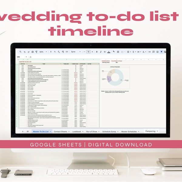 Vendor List Template Google Sheet - Etsy