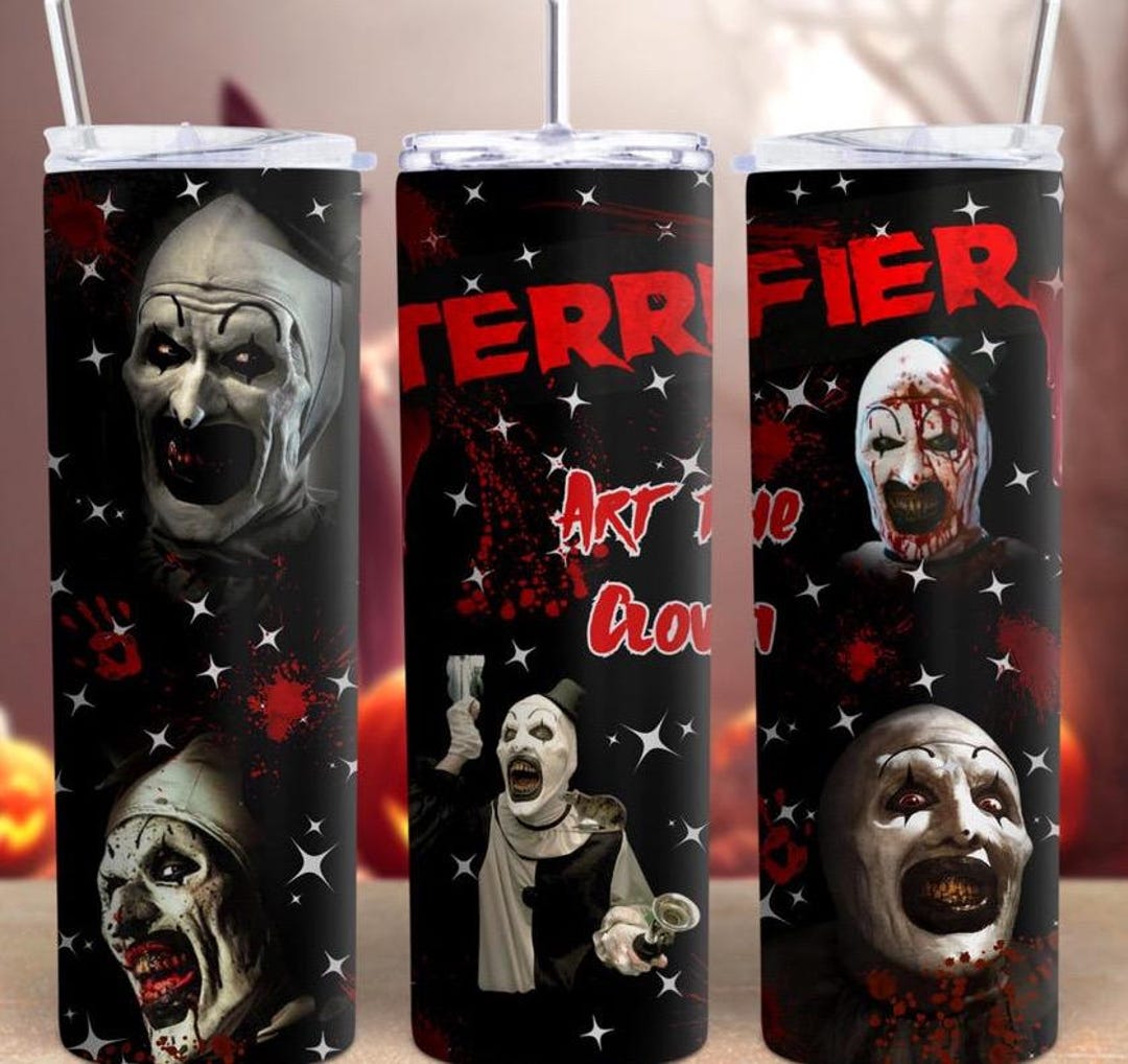 Art the Clown Tumbler: Terrifier Inspired Horror Coffee Cup - Etsy
