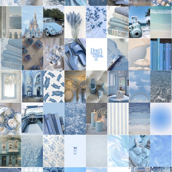 Blue Wall Decor - Etsy