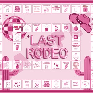 Last Rodeo Bachelorette Party Game | Printable Western-themed Bridal ...