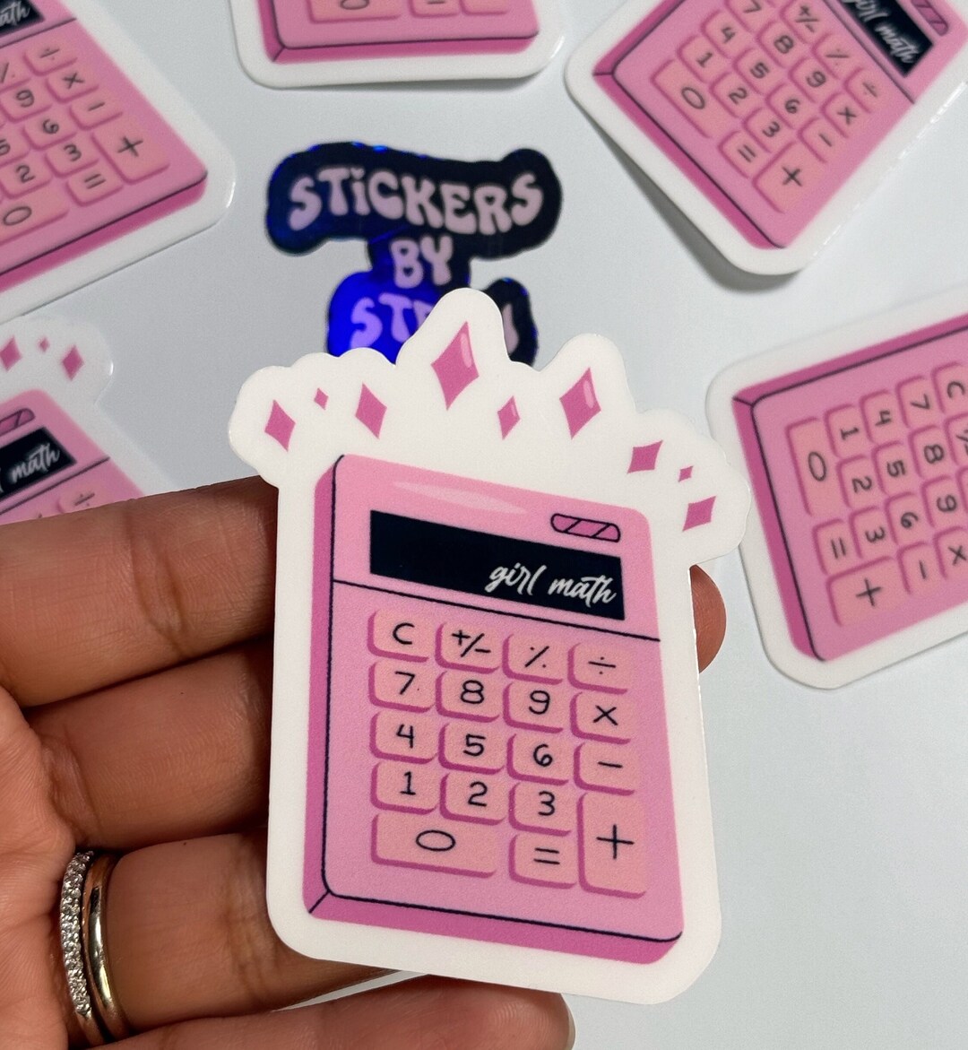 Girl Math Sticker - Etsy