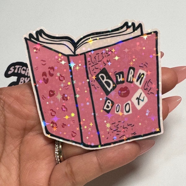 The Burn Book Mean Girl Stickers - Etsy