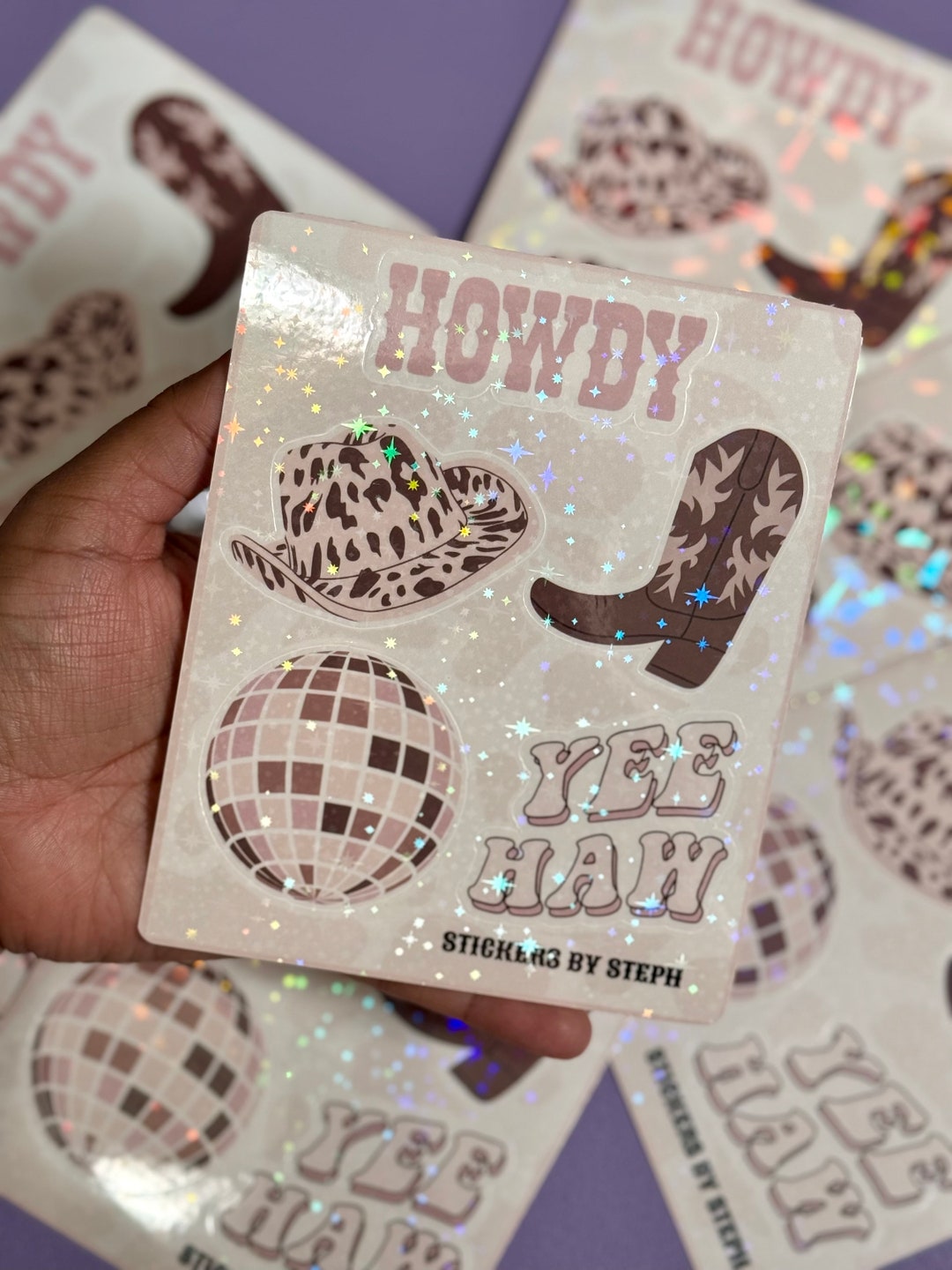 SPACE COWGIRL Sticker Pack - Etsy