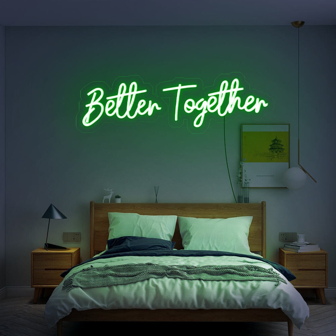 Better Together Neon Sign | Neon Lamp | Wall Hang | Neon Wall Art - Etsy