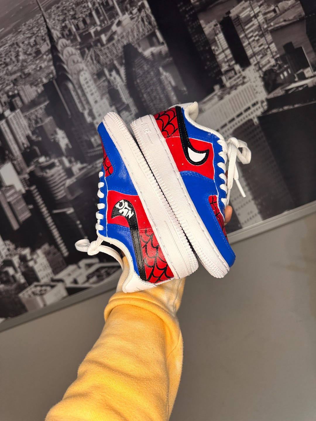 NYC Spiderman Custom AF1 - Etsy