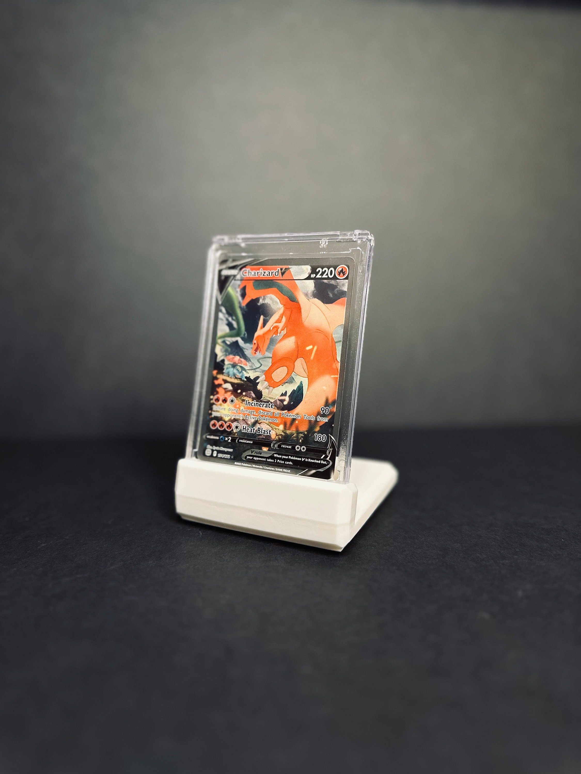 Pokémon Card Stand With Glass Case - Etsy