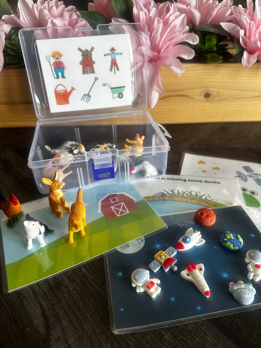 Mini Objects Themed Kit- Speech & Language Minis With Activity Mat ...