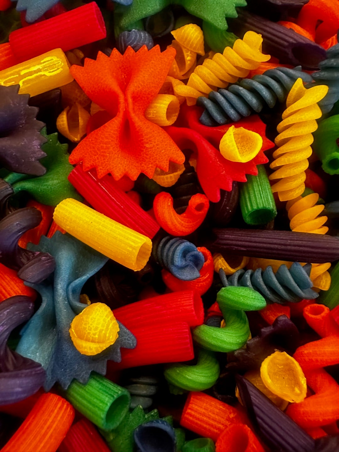 Colored Pasta for Sensory Bins-multi Colors and Shapes-sensory Bin ...
