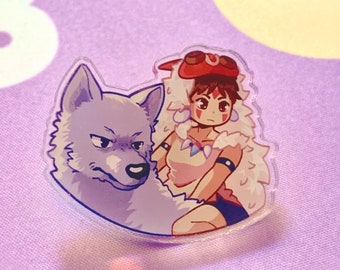 Princess Mononoke tree Spirit Enamel Pin Badge Studio Ghibli Anime ...