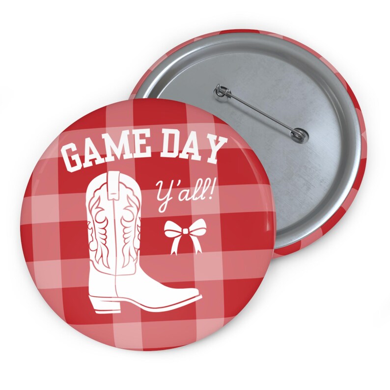 University of Alabama Game Day Pin Button - College Football Fan ...