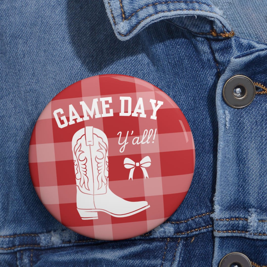 University of Alabama Game Day Pin Button - College Football Fan ...