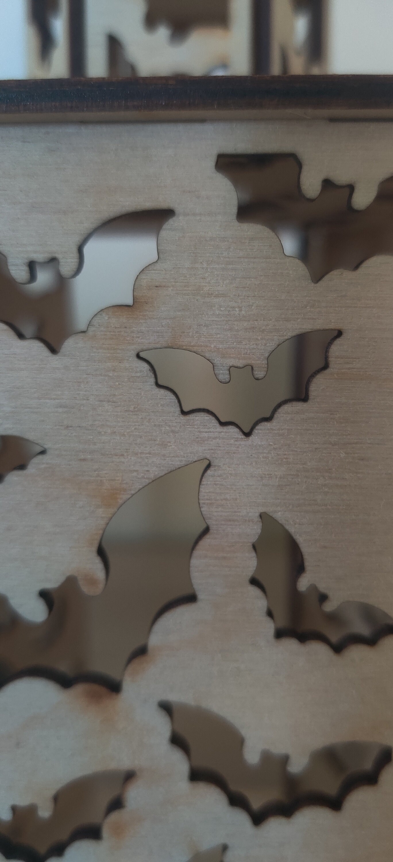 Halloween Bat Lantern Tea Light Holder for Halloween Votive Candle ...