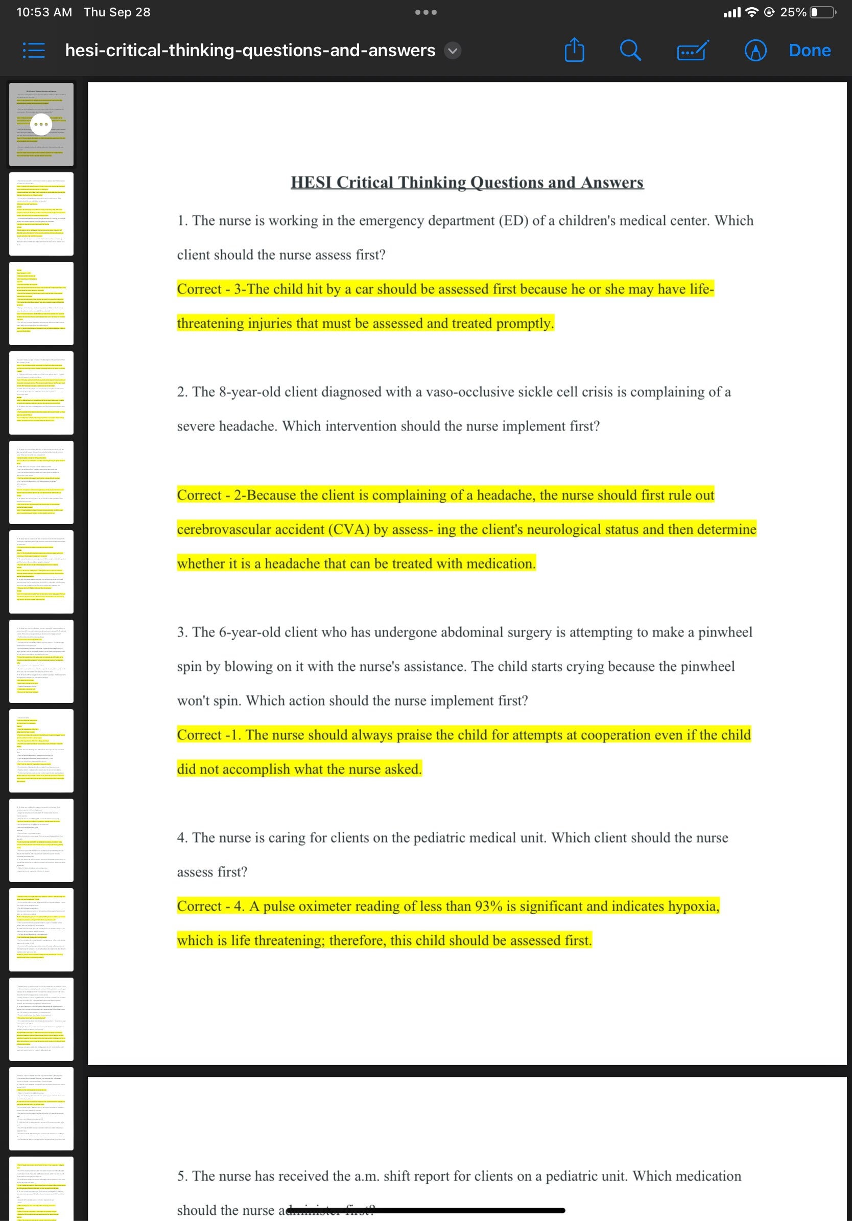 Hesi A2 Critical Thinking Study Guide - Etsy