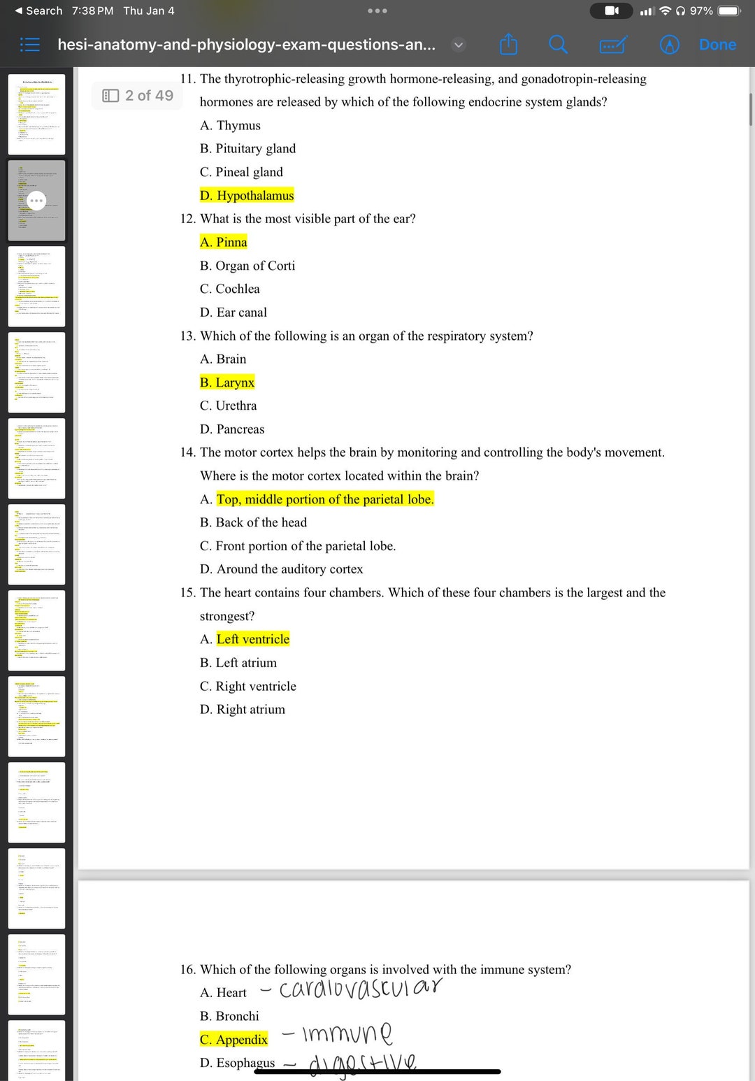 HESI A&P STUDY GUIDE - Etsy