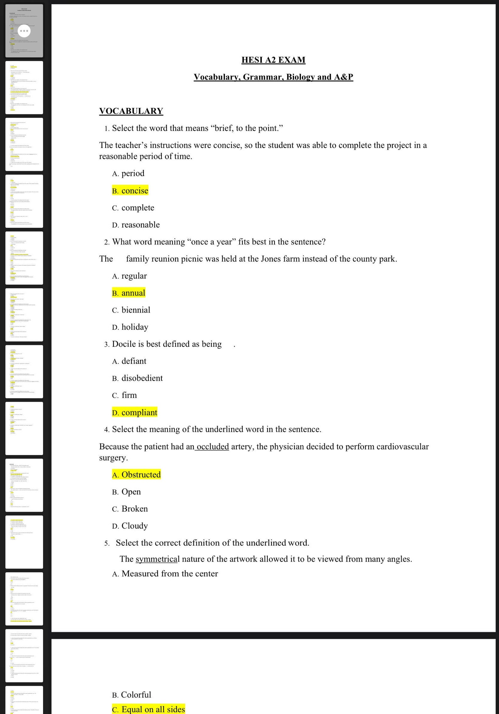 Hesi A2 Grammar and Vocab Study Guide - Etsy Hesi A2 Grammar and Vocab Study Guide - Etsy