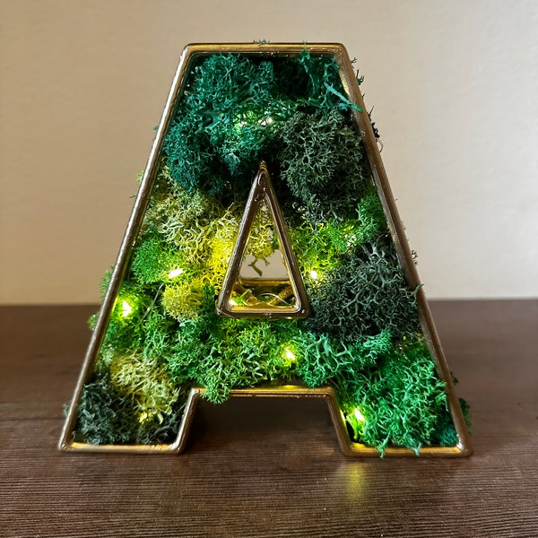 Moss Letter - Etsy