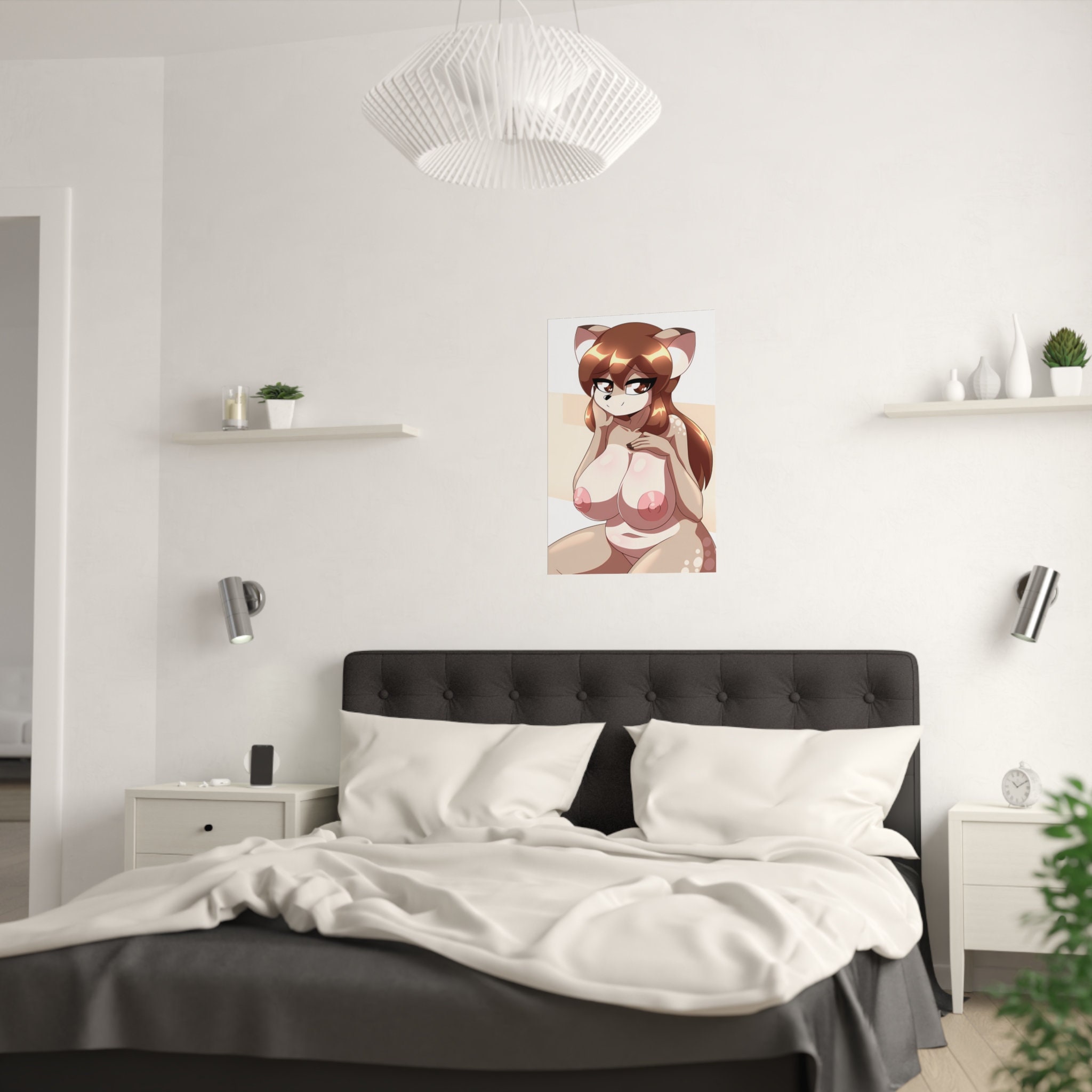 Doe Lab Coat Tease Sexy Furry Deer Girl Poster - Etsy