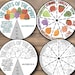 Fruit of the Spirit Coloring Wheel Spinner Kids Activity | Preschool ...
