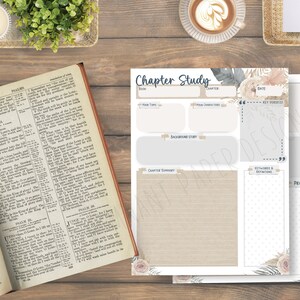 Bible Chapter Summary Journaling Worksheet | Beginner Bible Study ...