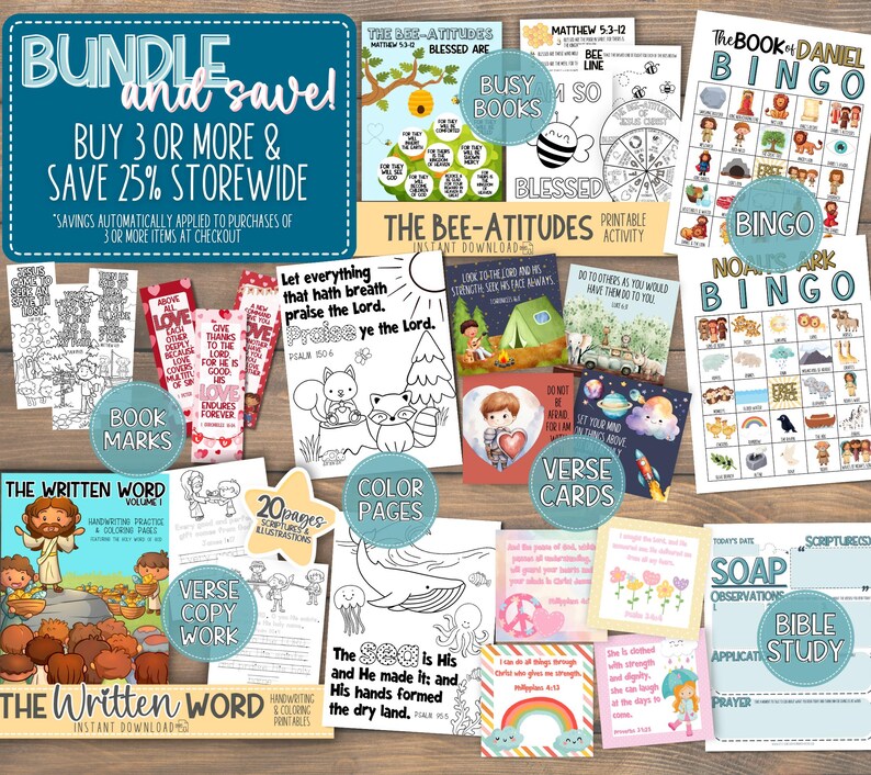 Psalm 23 Activity Memory Verse Cards for Kids | Sunday School Lesson ...